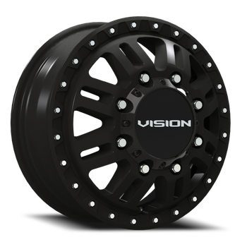 Vision Manx 2 408 16x6 8x165.1 Satin Black 115mm Wheels