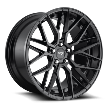 Niche M190 Gamma Wheels Rims 19x9.5 5x112 Matte Black 48mm | M1901995F8+48