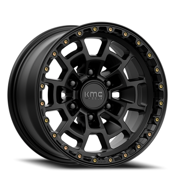 Kmc Km718 Summit Wheels Rims 16x8 6x120 Satin Black 0mm | KM71868077700