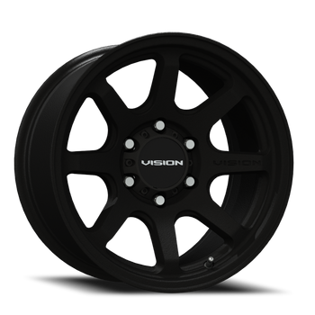 Vision Flow 351 Wheels Rims 17x9 8x165.1 Satin Black 0mm | 351-7981SB0