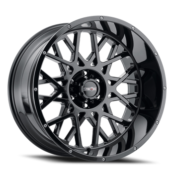 Vision Rocker 412 Wheels Rims 18x9 8x180 Gloss Black 12mm | 412-8987GB12