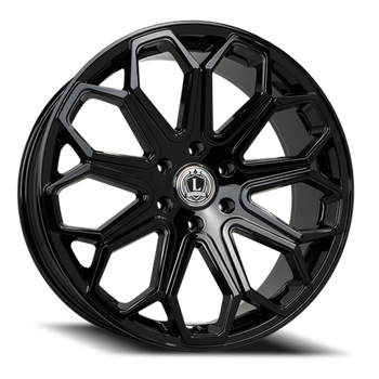 Luxxx Alloys Lux 29 24x10 6x139.7 Gloss Black 30mm Wheels