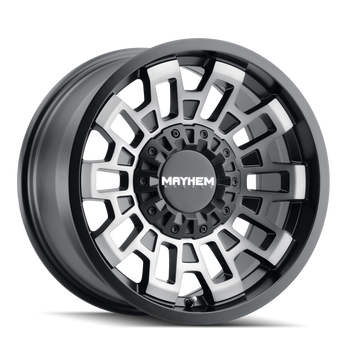 Mayhem Cortex Wheels Rims 18x9 5x127 5x139.7 Matte Black Machined 0mm ...