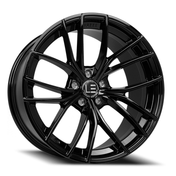 Lux Le 8 22x9 5x120 Gloss Black 20mm Wheels