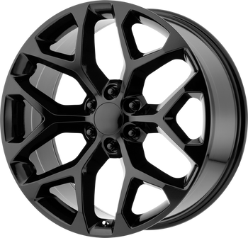 OE Performance 176 20x9 6x139.7 Gloss Black 24mm Wheels