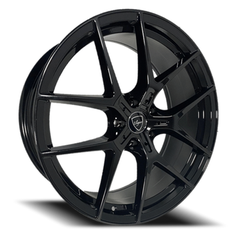 Elegance E017 Wheels Rims 20x8.5 5x114.3 Gloss Black 35mm | E017-051435GB