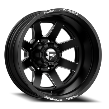 Fuel De09 Ff09D 24x8.25 10x225 Matte Black -200mm Wheels