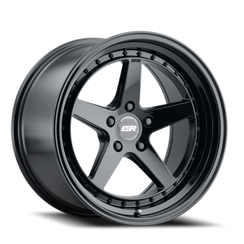 Esr Cs5 Wheels Rims 18x9.5 5x110 Gloss Black 35mm | 89551435 CS5GBLK 5X110