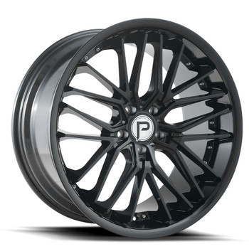 Pinnacle Legacy P214 Wheels Rims 20x8.5 5x114.3 Gloss Black 35mm ...