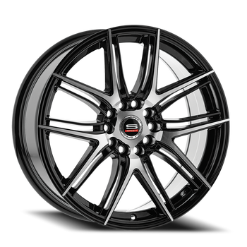 Spec-1 Sp-56 Wheels Rims 20x8.5 5x114.3 5x120 Gloss Black & Machined ...