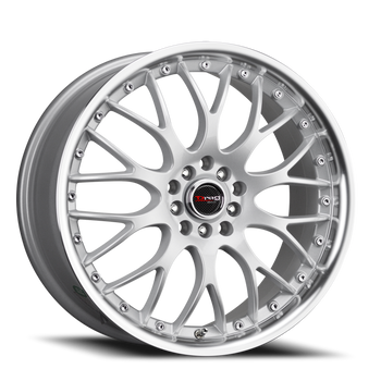 Drag Dr19 Wheels Rims 17x7.5 4x100 4x114.3 Silver W/ Machined Lip 42mm ...