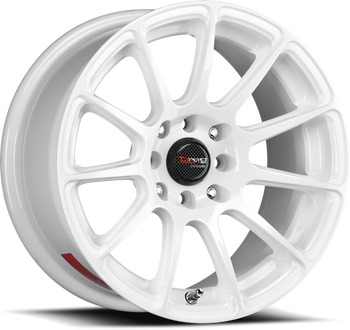 Drag Dr66 15x7.5 4x100 4x114.3 White 10mm Wheels