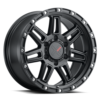 Dx4 Rebel 17x8.5 6x120 Flat Black 13mm Wheels