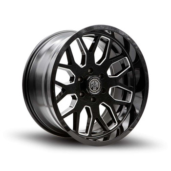 Thret Offroad Monarch 901 Wheels Rims 22x10 8x170 Gloss Black Milled ...