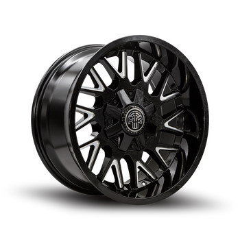 Thret Offroad Revolver 803 Wheels Rims 17x9 8x165.1 8x170 Gloss Black ...