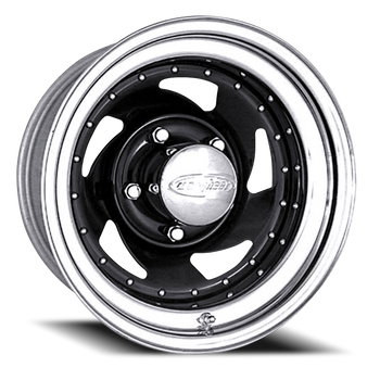 Us Blade Wheels Rims 15x7 5x120.65 Black And Chrome 13mm | 24-5734P