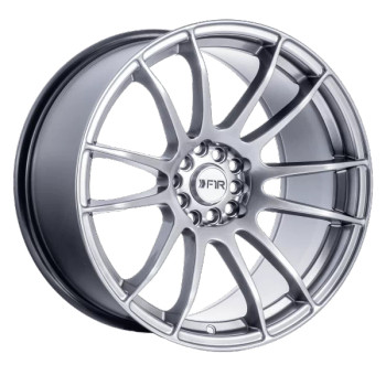 F1R F107 Wheels Rims 17x8 5x100 5x114.3 Hyper Black 35mm | F107178HB35