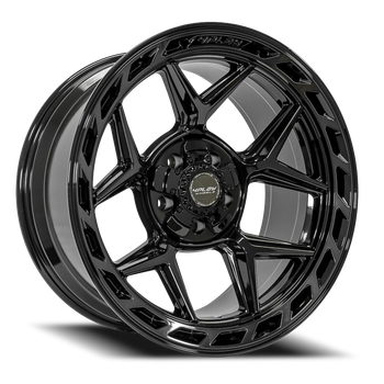 4play 4P55 22x12 5x127 5x139.7 Black Brushed -44 Wheels