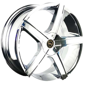 Elegance El907 Wheels Rims 22x9.5 5x115 5x120 Chrome 15mm | EL907-2511515CH