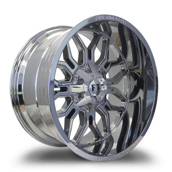 Full Throttle Ft9 Wheels Rims 20x10 6x135 6x139.7 Chrome -24mm ...