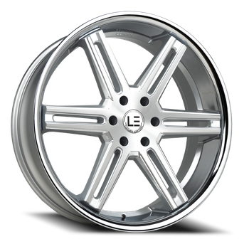 Lux Le 12 24x9.5 6x135 Brushed Stainless Steel 30mm Wheels
