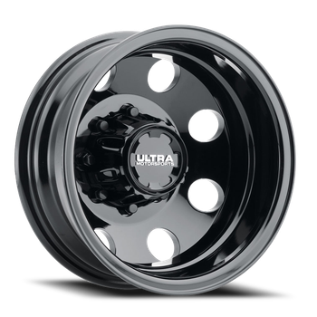 Ultra Dually 002Rbk Modular Wheels Rims 17x6.5 8x200 Gloss Black -140mm