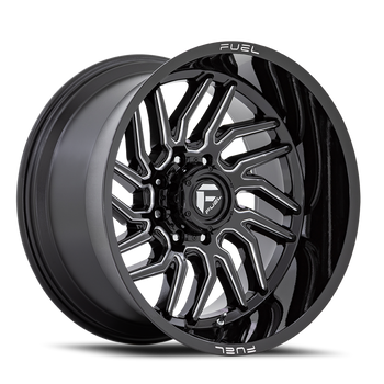 Fuel D807 Hurricane Wheels Rims 20x10 8x180 Gloss Black Milled -18mm ...