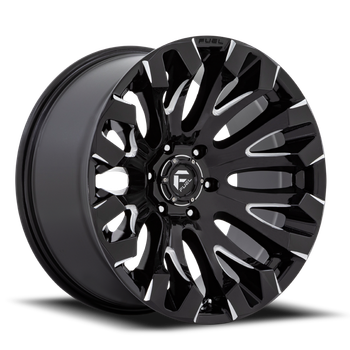 Fuel D828 Quake 20x9 8x180 Gloss Black Milled 1mm Wheels