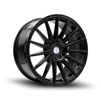 Sapphire Luxury Alloys Sx03 22x9 5x115 Black 35mm Wheels