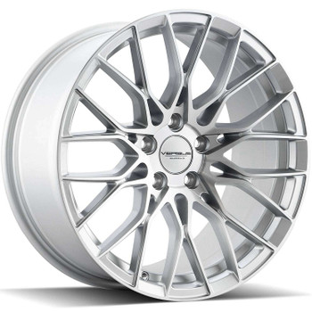 Versus Vs442 18x8.5 5x112 Silver Machined Face 35mm Wheels