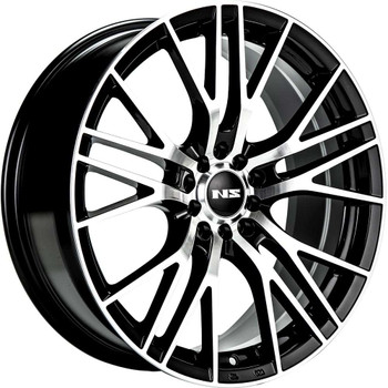 Ns Ns1604 Wheels Rims 17x7.5 5x100 5x114.3 Gloss Black Machined 38mm | NS1604177526+38BMF