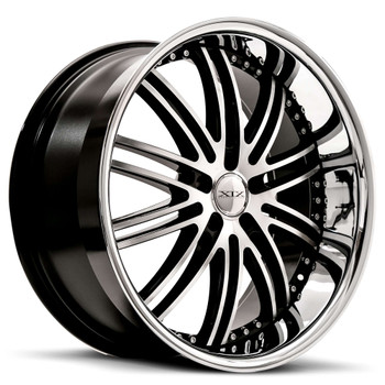 Xix X23 Wheels Rims 22x9 5x120 Gloss Black Machined With Stainless ...