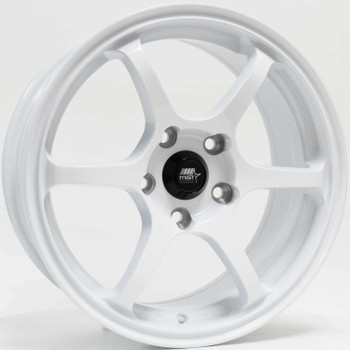 Mst Mt40 Wheels Rims 15x6.5 4x100 Gloss White 38mm | 40-56549-38-WHT