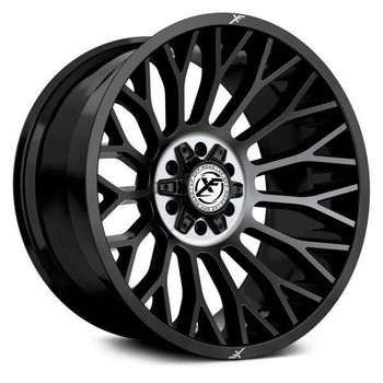 Xf Off-Road Xf-237 Wheels Rims 20x9 6x135 6x139.7 Gloss Black & Brushed ...