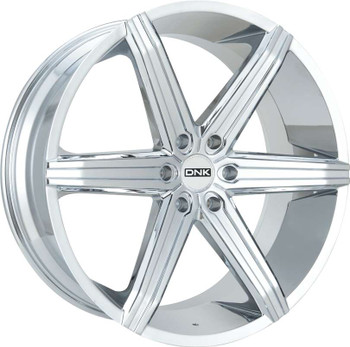 Dnk 705 Wheels Rims 22x9.5 5x115 Chrome 15mm | 705CH-229515+15