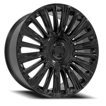 Oe Ca92 Wheels Rims 22x9 6x139.7 Gloss Black 28mm | CA92-22090-6550-28B