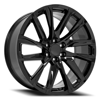 Oe Ca90 Wheels Rims 22x9 6x139.7 Gloss Black 28mm | CA90-22090-6550-28B