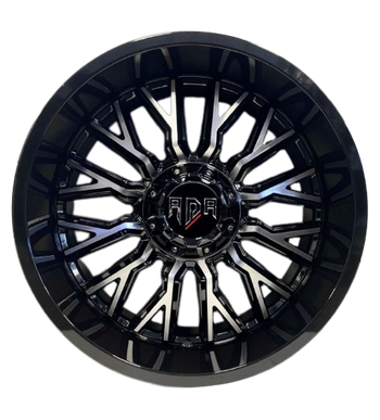 Red Dirt Road Rd37 Wheels Rims 20x10 6x135 6x139.7 Black Machined -18mm ...