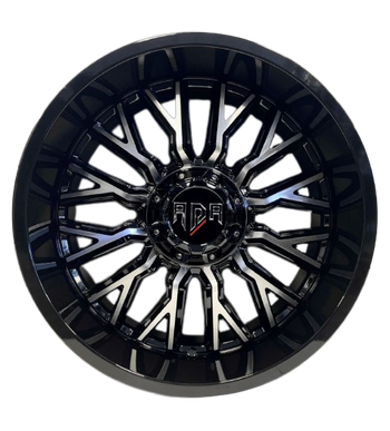 Red Dirt Road Rd37 Wheels Rims 20x10 6x135 6x139.7 Black Machined -18mm ...