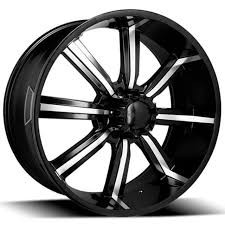 Dcenti Racing 903 Wheels Rims 26x10 8x165.1 Black Machined 13mm ...