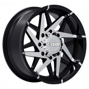 Dcenti Racing 99 Wheels Rims 17x9 5x127 Matte Black Machined -12mm ...