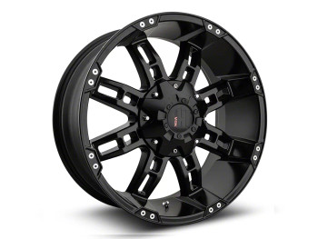 Havok 103 Wheels Rims 20x12 8x170 Dark Flat Black W/ Machined Rivets ...