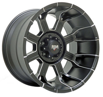 Red Dirt Road Rd11 Wheels Rims 20x12 5x127 Matte Black With Milled ...