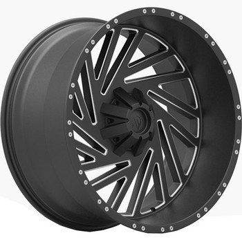 Red Dirt Road Rd16 Wheels Rims 17x9 6x135 6x139.7 Gloss Black Milled ...