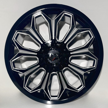 Red Dirt Road Rd52 Wheels Rims 20x10 6x135 6x139.7 Black Machined W ...