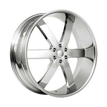 U2 55 Wheels Rims 26x10 6x139.7 Chrome 25mm | U255-26185C