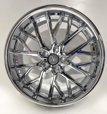 Velocity Vw32 Wheels Rims 20x8.5 5x114.3 Chrome 35mm | VW32-2865C