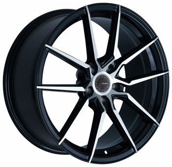 Velsen 103 18x8 5x114.3/5x4.5 Black Machined 38mm Wheels