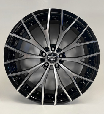 Versante 240 Wheels Rims 20x8.5 5x108 Black Machined 35mm | VER240-2863BM