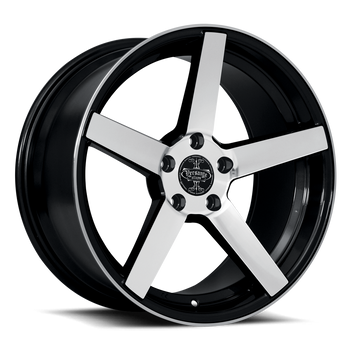 Versante 504 Wheels Rims 22x8.5 5x112 Black Machined 32mm | VER504-22874BM